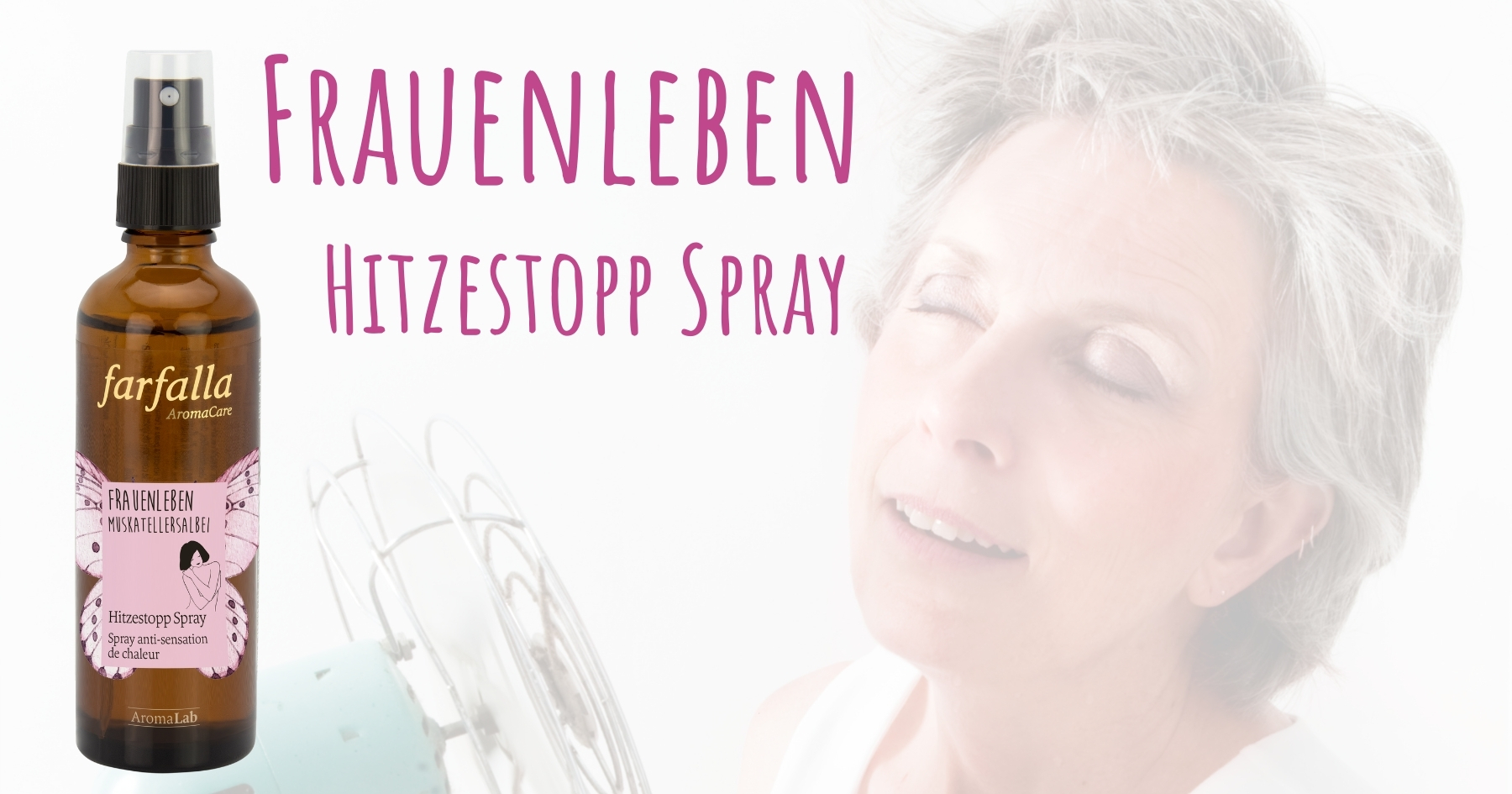 Frauenleben Hitzestopp Spray - ViVere Aromapflege