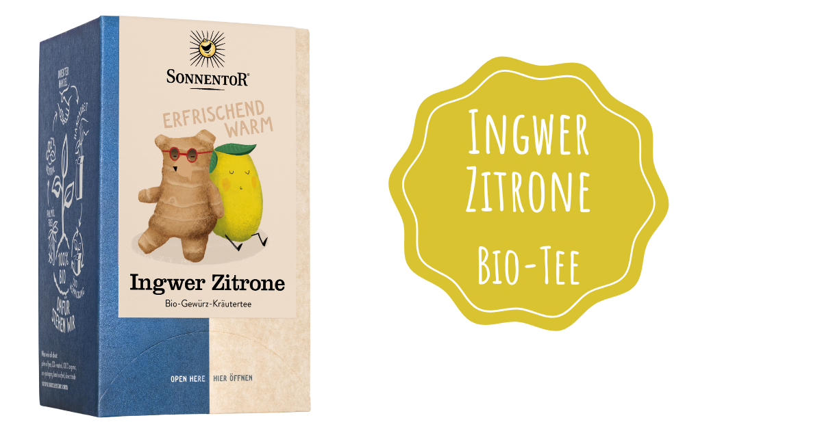Ingwer Zitrone - Tee - ViVere Aromapflege