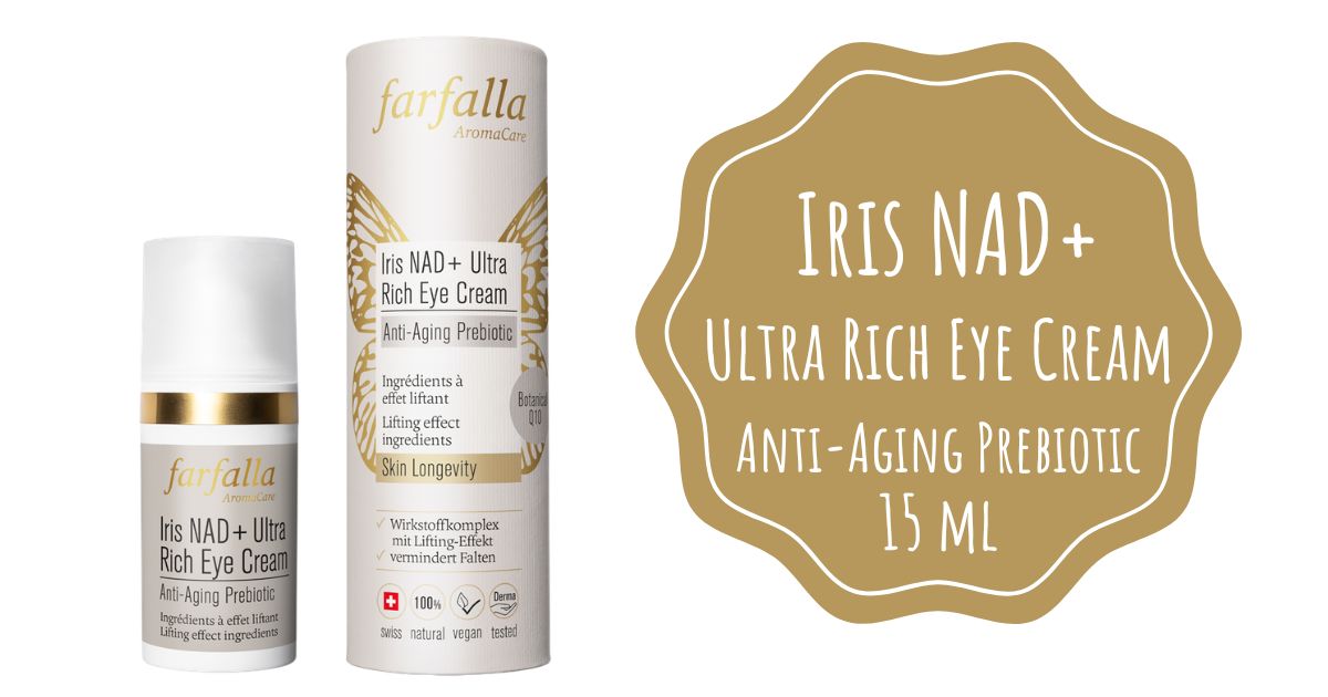 Iris NAD+ Ultra Rich Eye Cream - Anti-Aging Prebiotic - 15 ml - ViVere ...